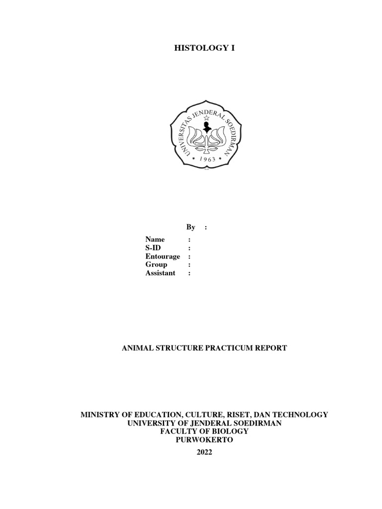 Practical Worksheet Histology i International Class[1] | PDF