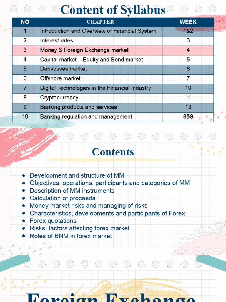 Chapter 3-part 2 (Money and Foreign Exchange Market) | Download Free ...