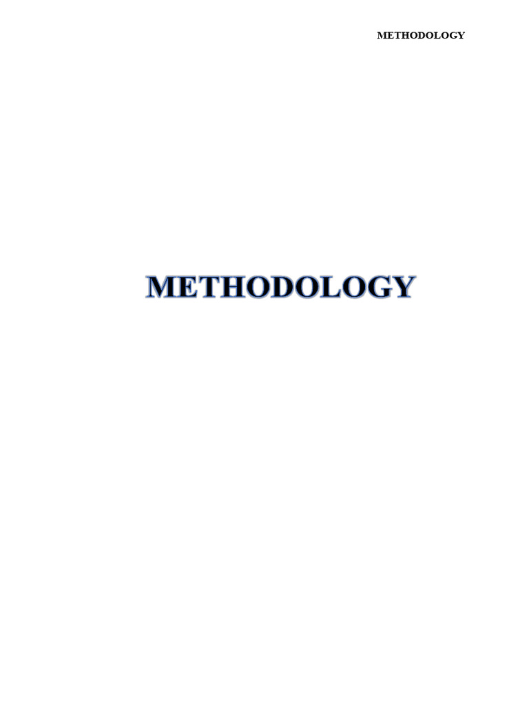 Methodology | PDF | Patient | Sensitivity And Specificity