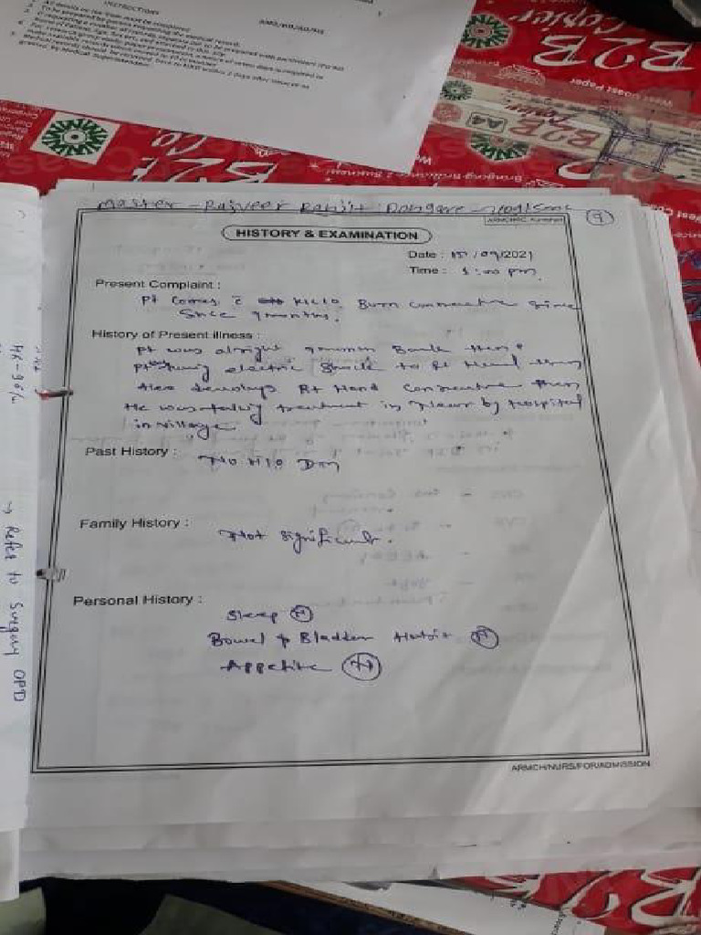 Complete Case Sheet | PDF