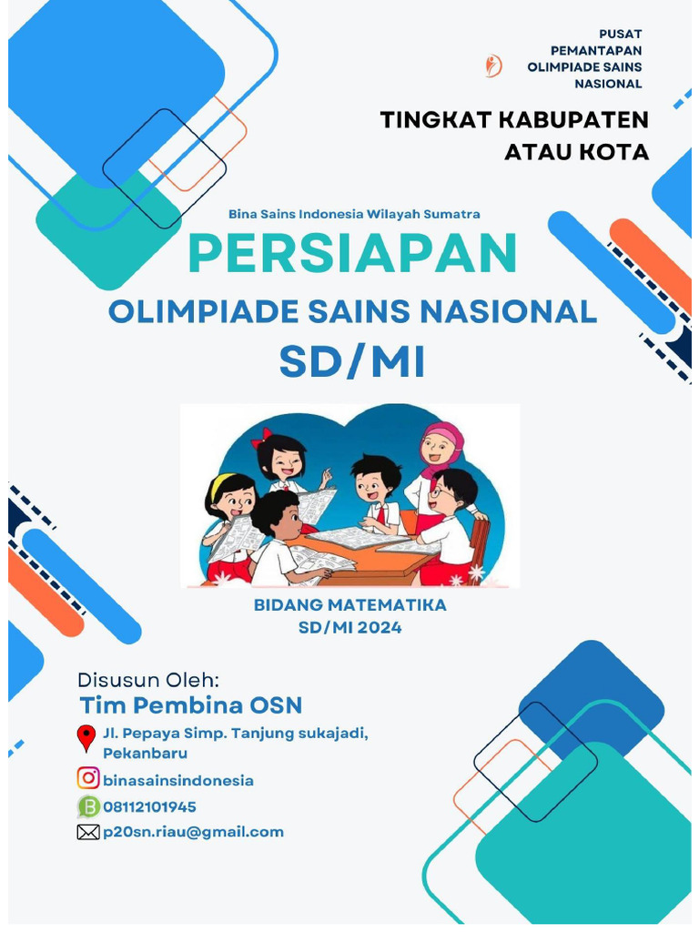 Soal Osn MTK SD | PDF