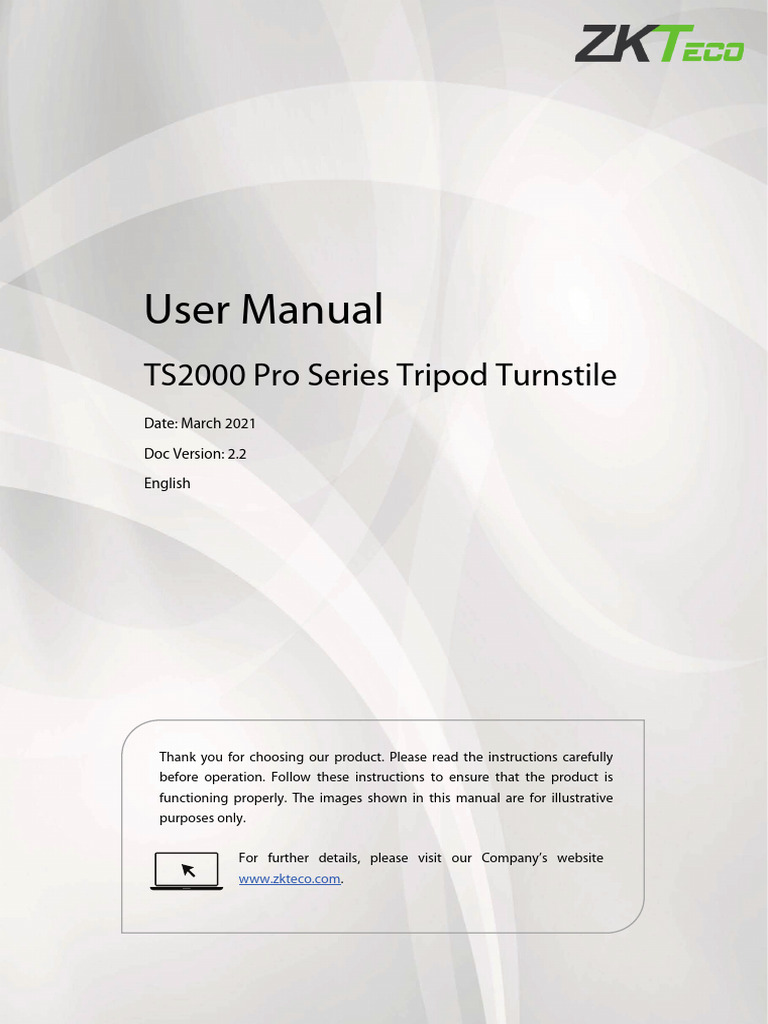 TS2000 Pro User Manual | PDF | Graphical User Interfaces | Biometrics
