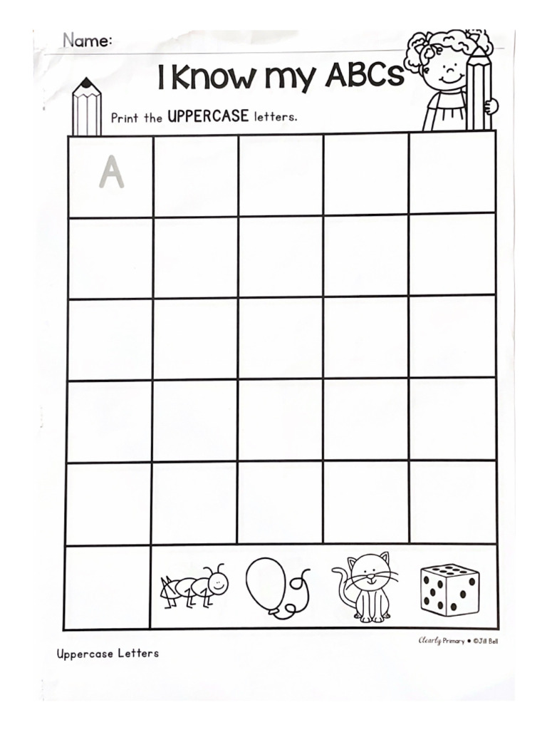 UPPERCASE Worksheets | PDF