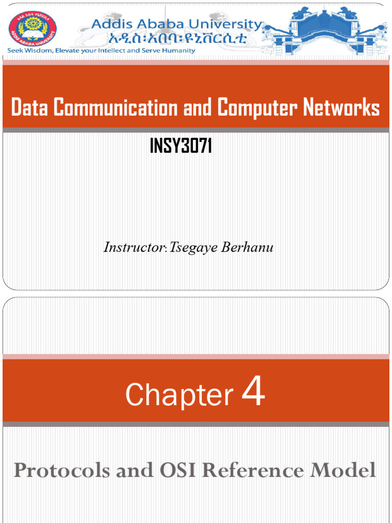Chapter-4 SN | PDF | Osi Model | Transmission Control Protocol