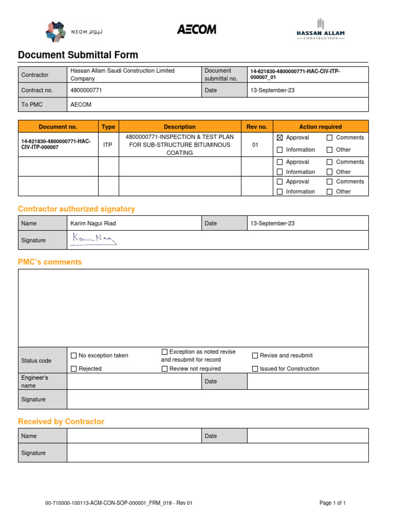 14 621830 4800000771 Hac Civ Itp 000007 - 01 | PDF | Specification ...