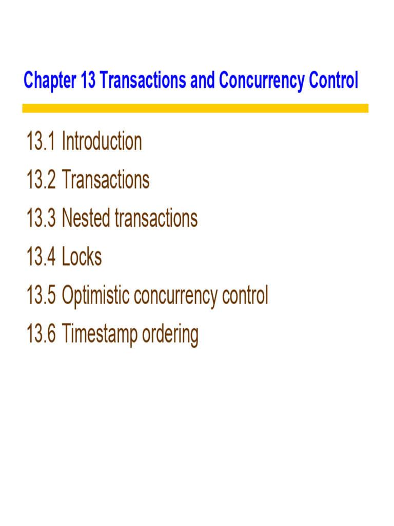 chp13 1 | PDF | Database Transaction | Computing