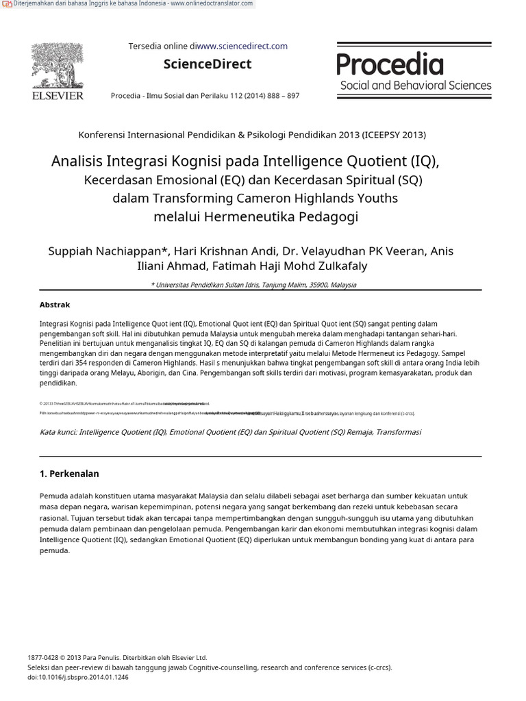analysis-of-cognition-integration-in-intelligence-quotient-iq-emotional-quotient-eq-and ...
