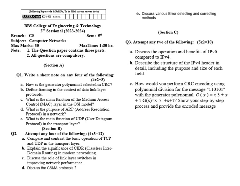 cn | PDF | Computer Network | Computer Science