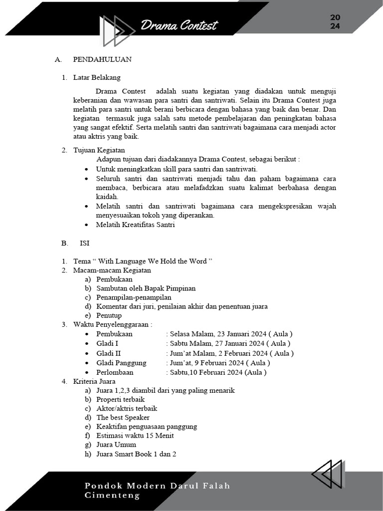 Drama Contest-1 Fix | PDF