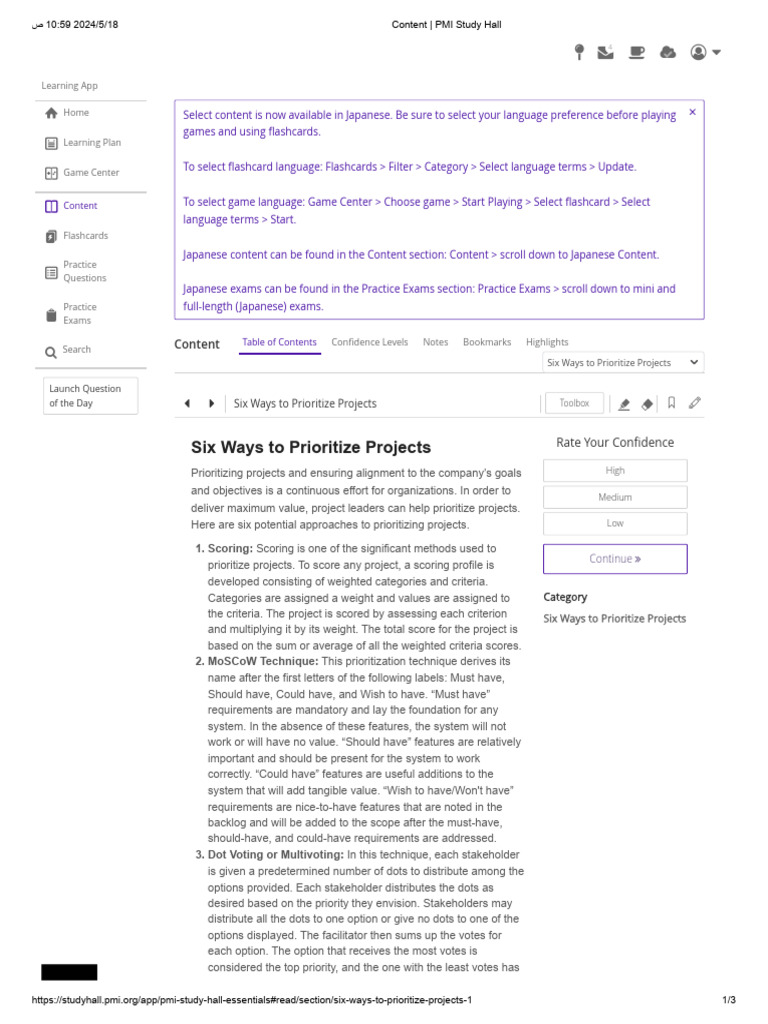 Six Ways to Prioritize Projects | Download Free PDF | Return On Investment