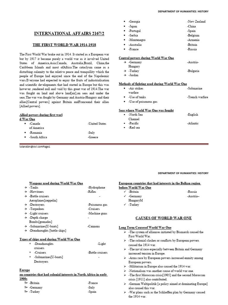 European_history (1) (1) | PDF | Austria Hungary | Allies Of World War I