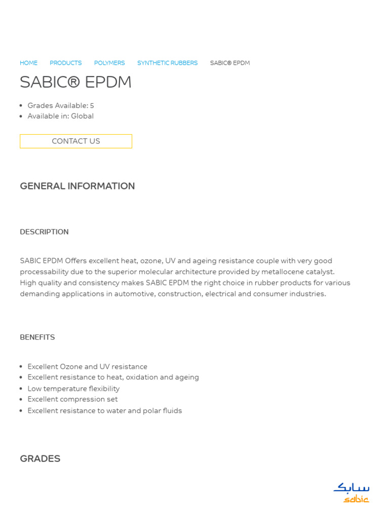 SABIC series | PDF | Polymers | Building Engineering