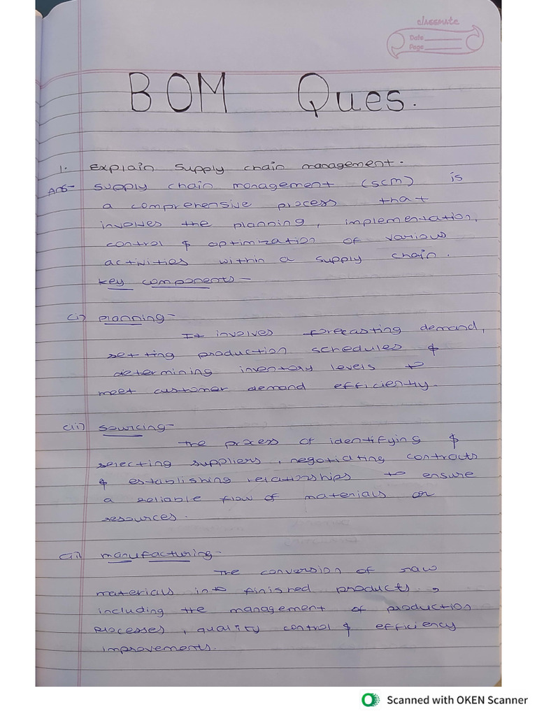 Bom Assignment 2 | PDF