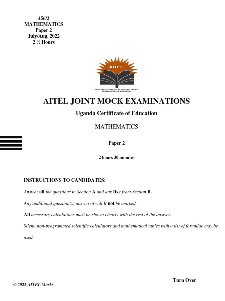 UCE Mathematics 2-1 | Download Free PDF | Mathematics