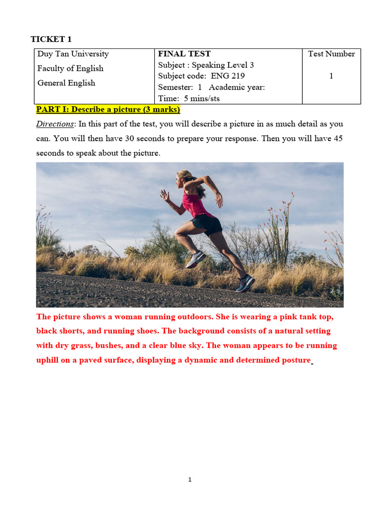 Final Test For Students | PDF | Language Arts & Discipline