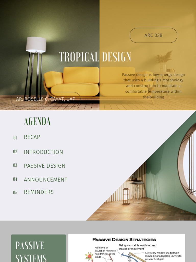 Passive Design Strategies for Comfort | PDF | Construction Law ...