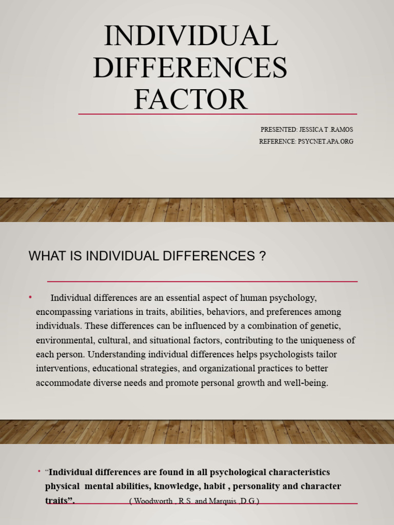 Individual Differences Factor | PDF | Psychopathy | Self Esteem