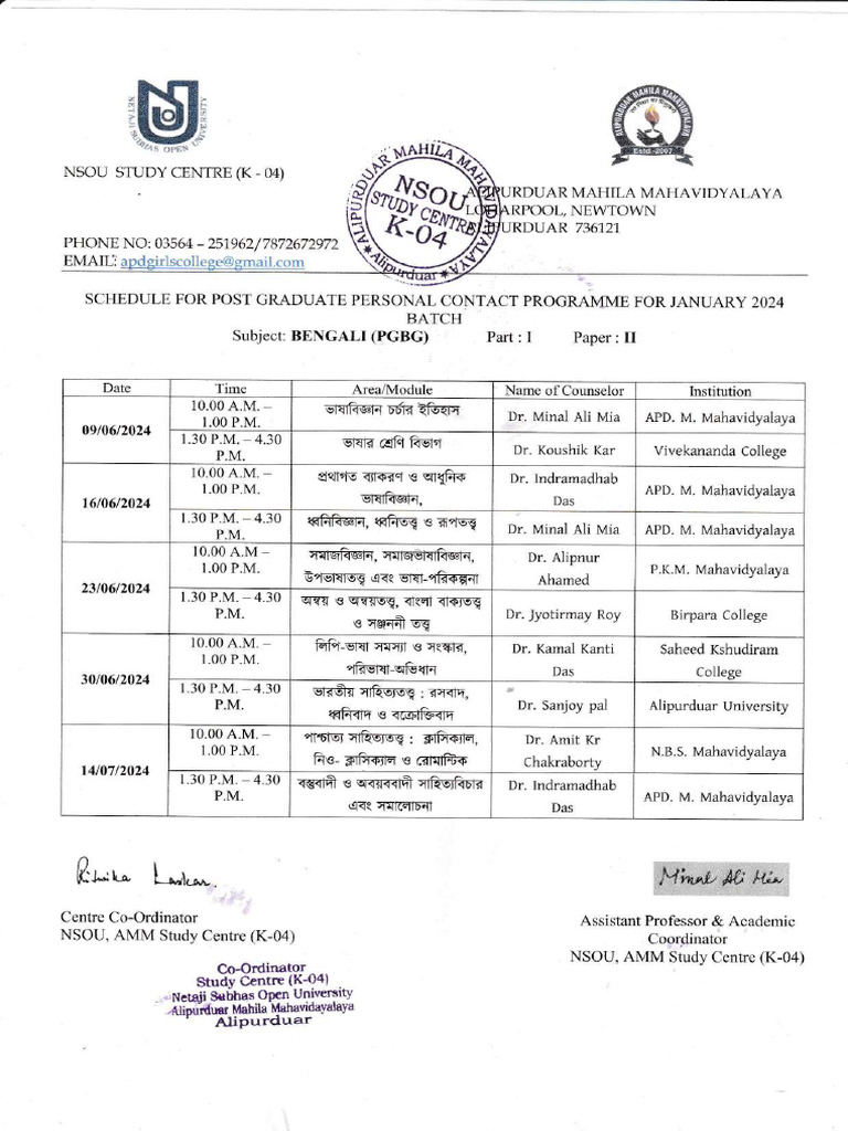 PCP PGBG Paper II K04 | PDF