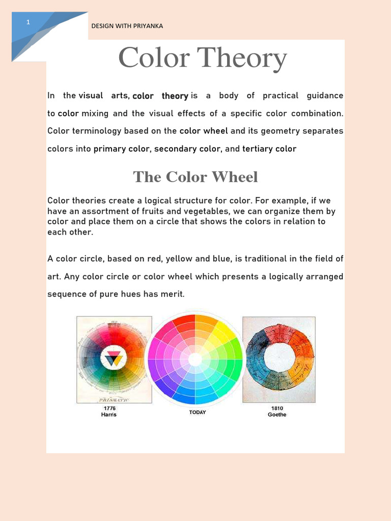 Color Theory for interior design | PDF