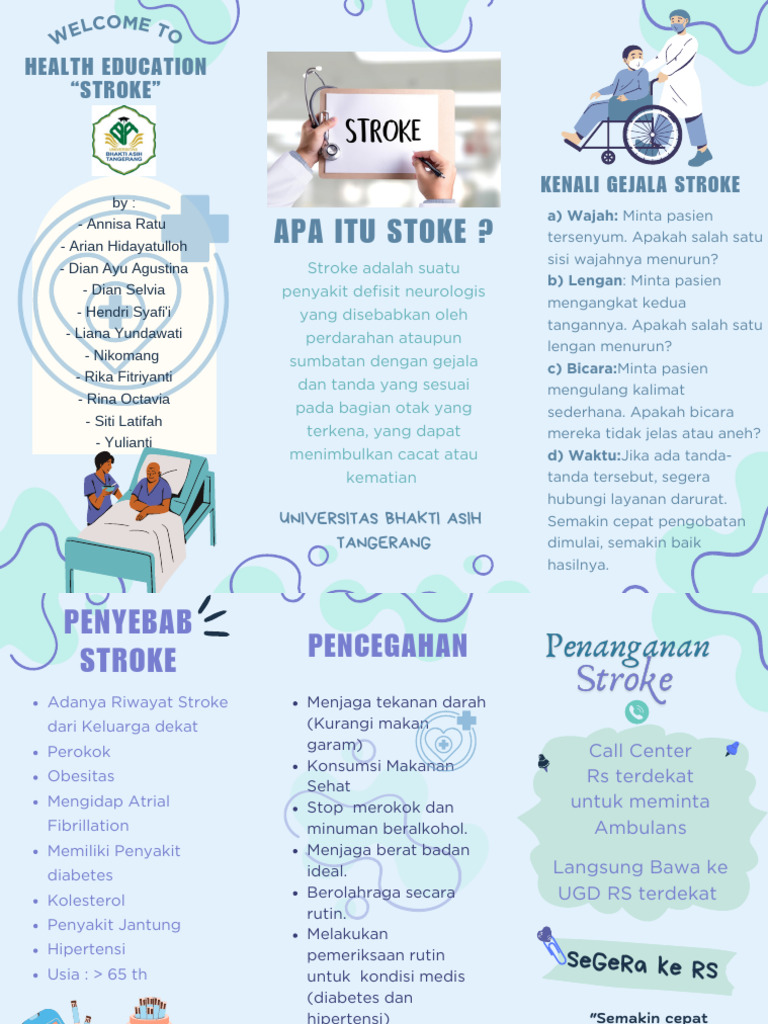 Leaflet Stroke Kel 5 | PDF