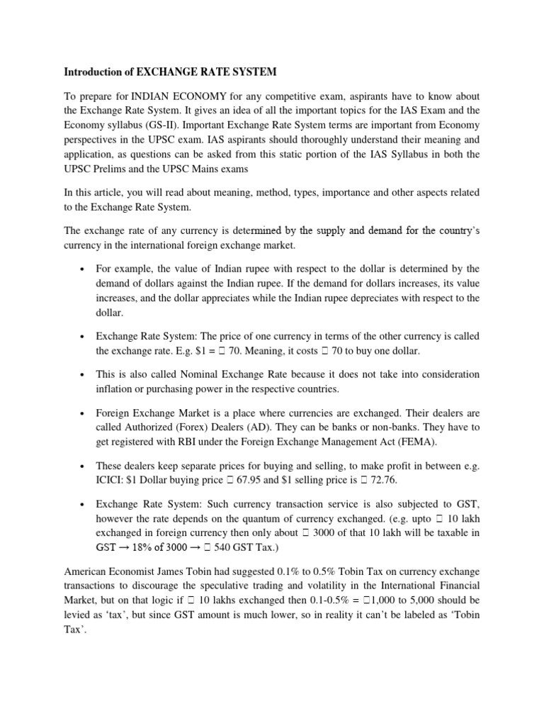 Exchange Rate Management | PDF | Exchange Rate | Devaluation