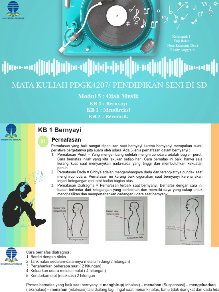 Pend Seni Di SD Kelompok 3 Modul 5 Olah Musik | PDF