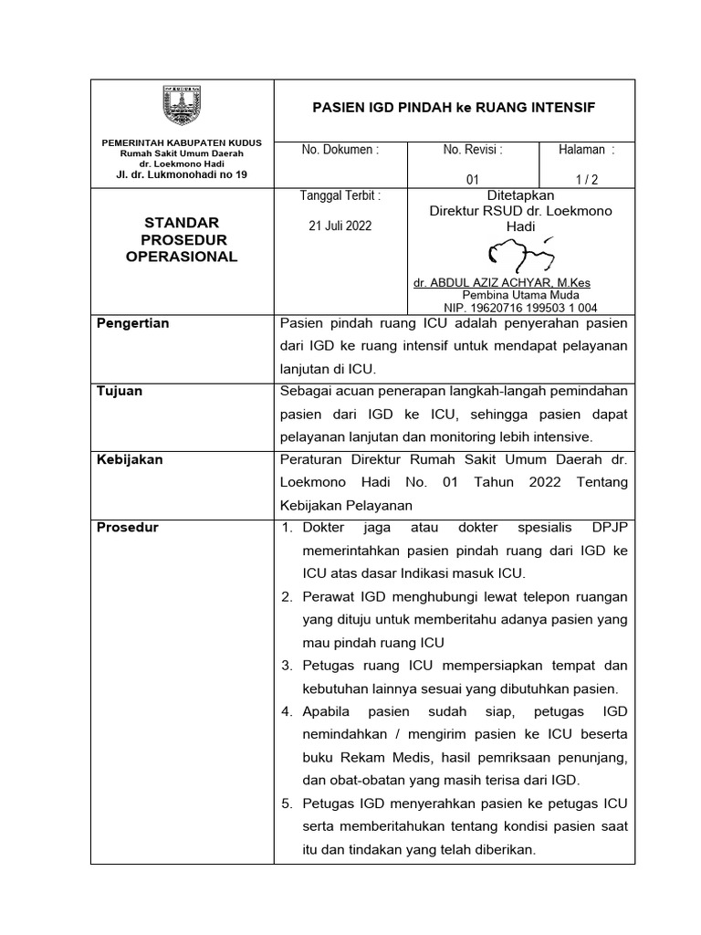5.pasien IGD Pindah Ruang Intensif | PDF | Sains & Matematika