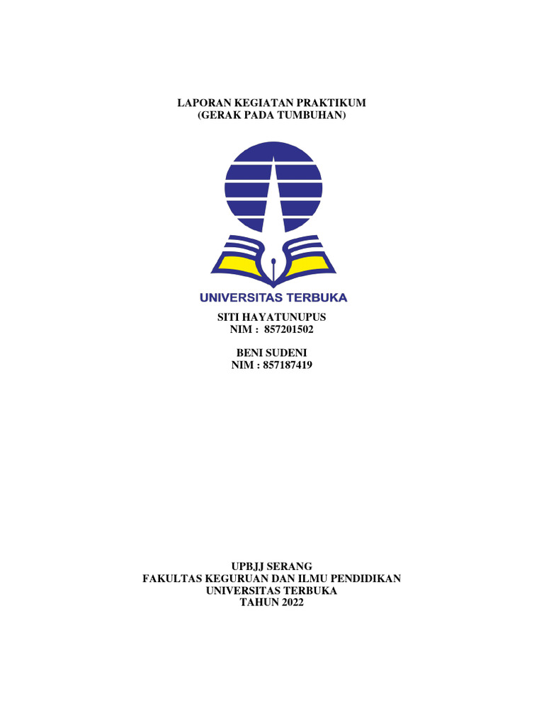 Contoh LKP Hasil Mahasiswa | PDF