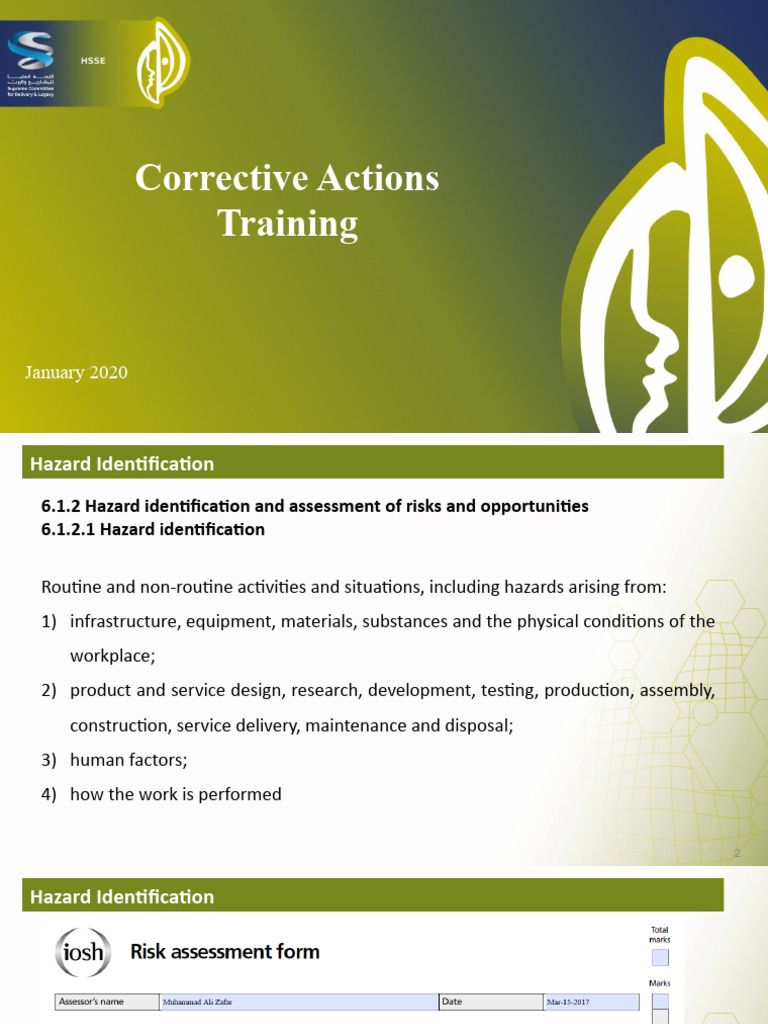 Corrective Actions Training | PDF | Safety