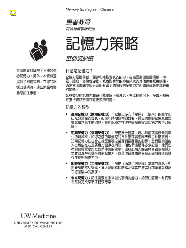 Memory Strategies for Cognitive Support | PDF | Memory | Long Term Memory