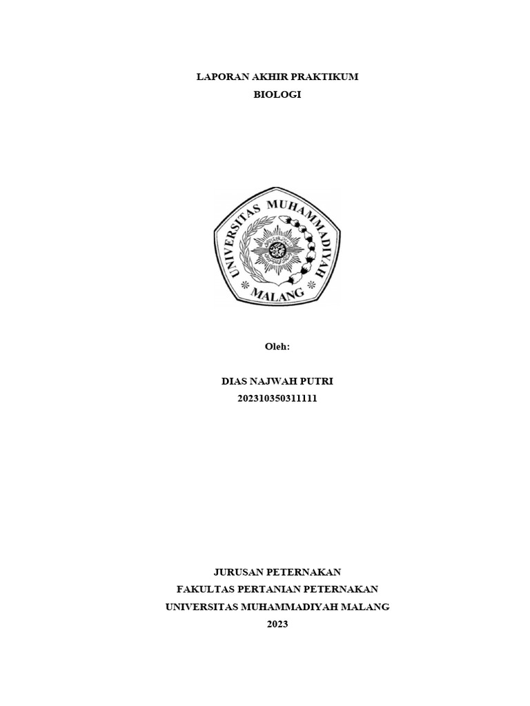 FORMAT_LAPRES_BIOLOGI_2023_DIAS[1] | PDF