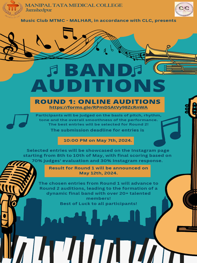MTMC Band Auditions Final | PDF