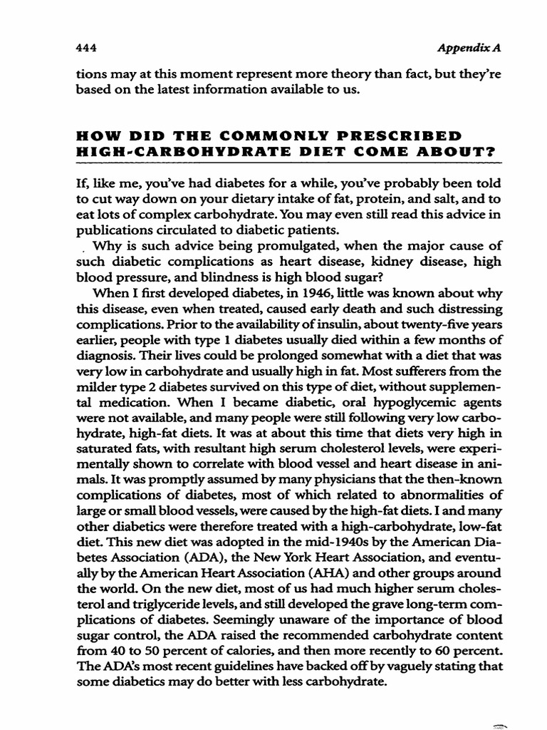 Dr. Bernstein's Diabetes Solution - The Complete Guide To Achieving ...