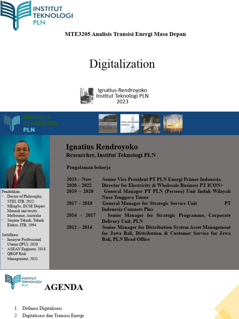 Digitalisasi Energy Transition And Case Study Decarbonization Pdf