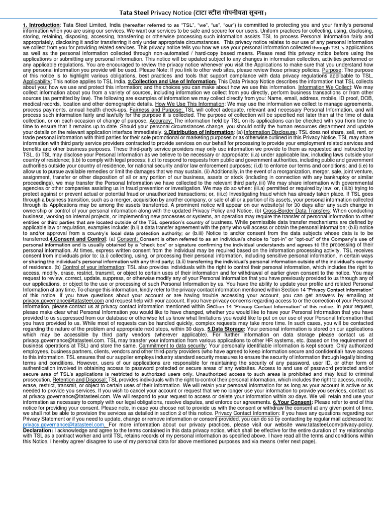 PrivacyConsent - Contract Worker | PDF | Privacy | Information