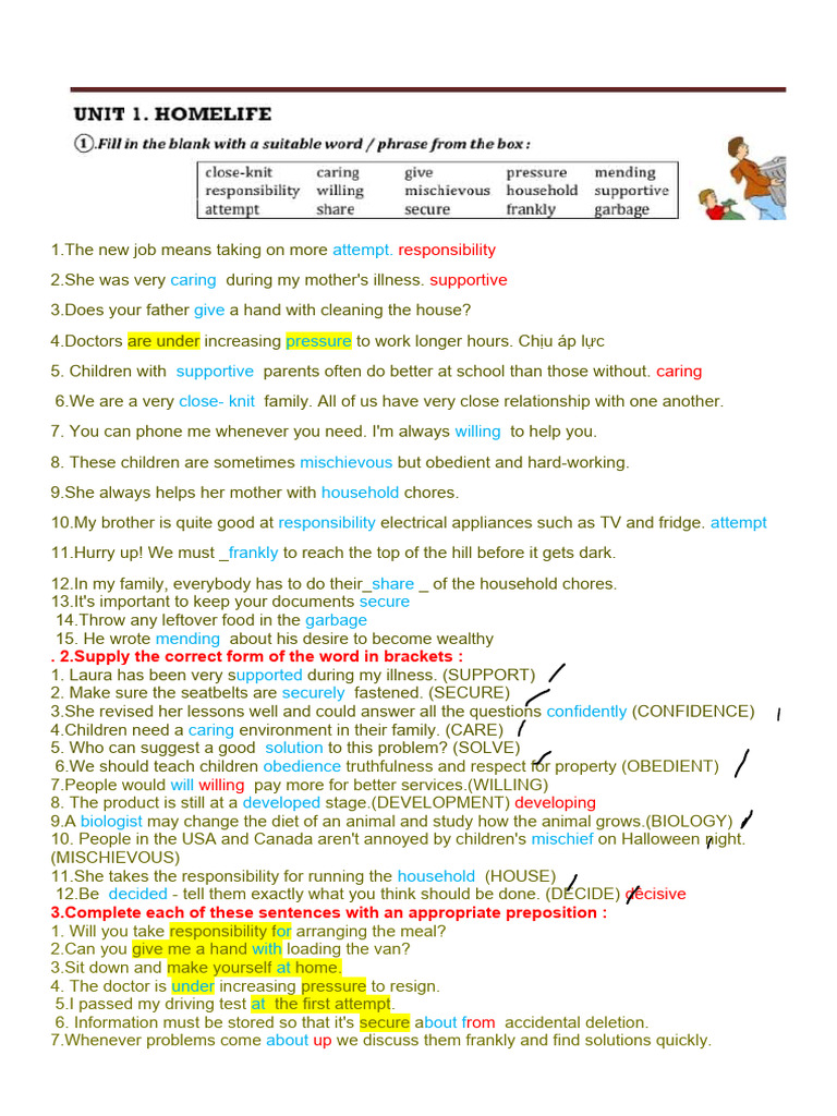 bài tập unit1 | PDF | Language Arts & Discipline | Art