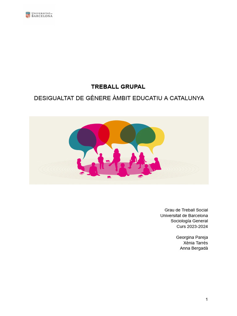 Treball grupal sociología | PDF
