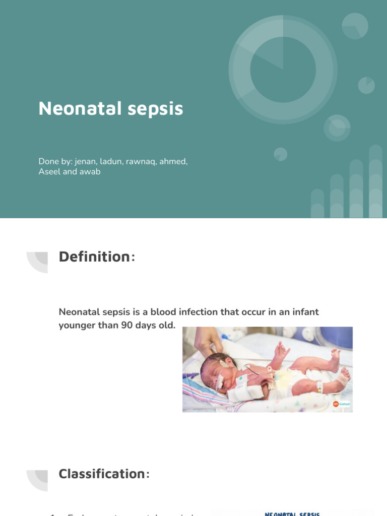 Neonatal sepsis | PDF | Sepsis | Preterm Birth