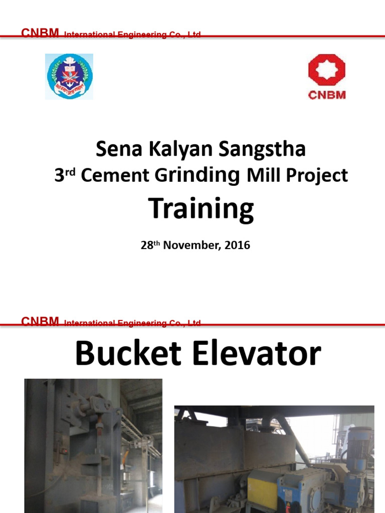 Bucket Elevator Training Document | PDF | Elevator | Belt (Mechanical)