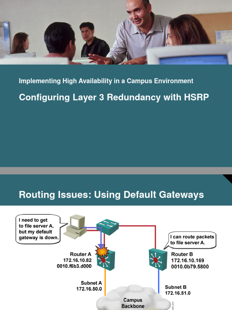 8 Hsrp Vrrp Pdf Router Computing Network Protocols