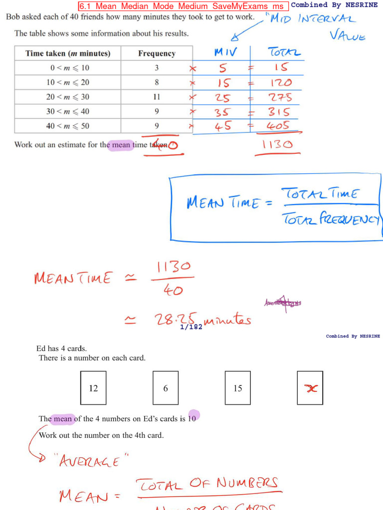 6.Nesrine-Statistics and Probability - MS | PDF