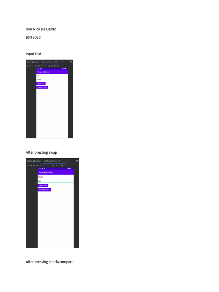 05 Hands On Activity 1 Ron Nico | PDF | Android (Operating System ...
