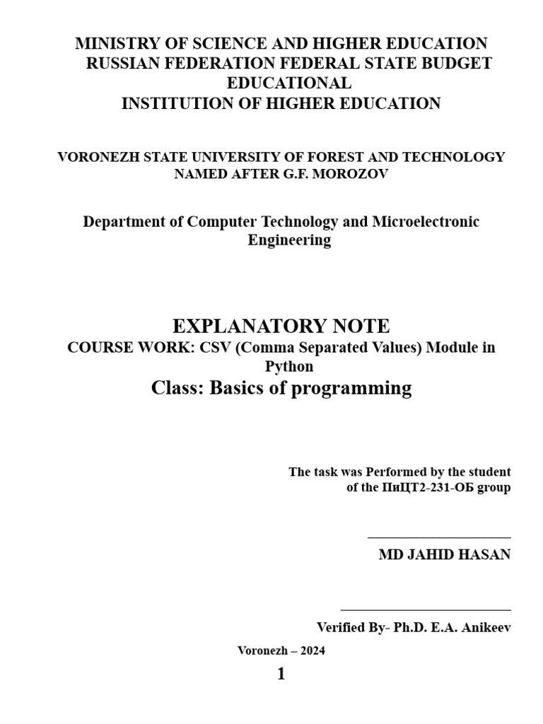 CW MD Jahid Hasan 2024 | PDF | Comma Separated Values | Parameter (Computer Programming)