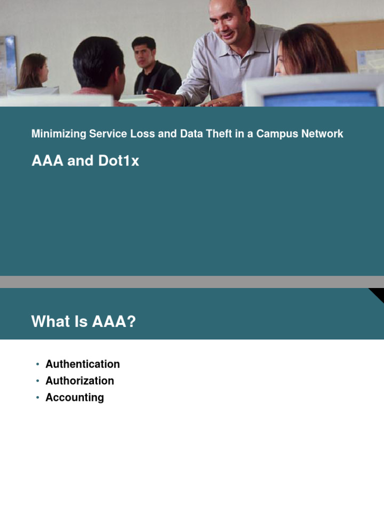 13 AAA-Dot1x | PDF | Radius | Computer Access Control