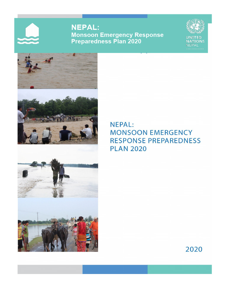 20-07-08 Monsoon ERP Final | PDF | Emergency Management | Food Security