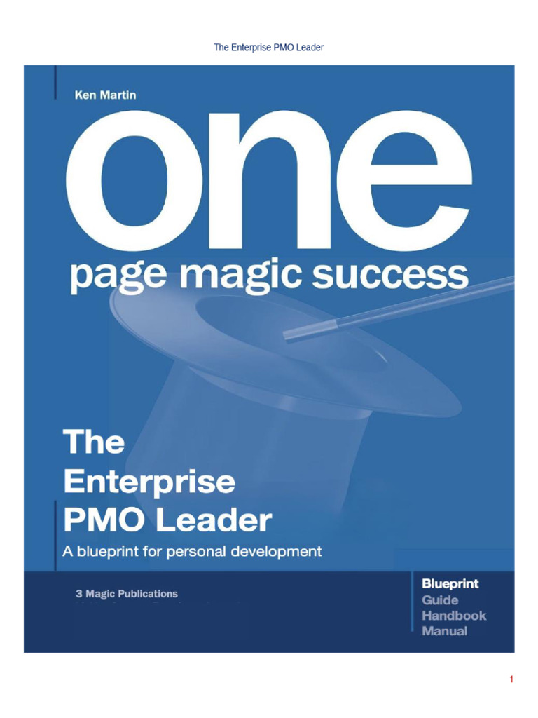 The Enterprise PMO Leader | PDF | Mentorship | Leadership