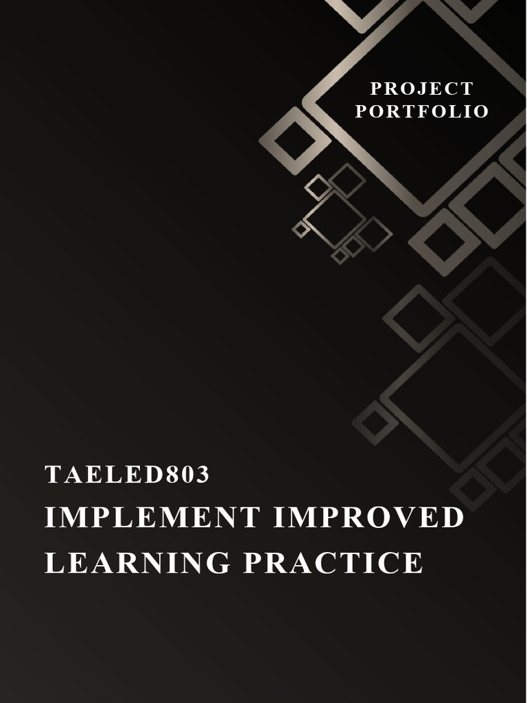 project portfolio task 2 | Download Free PDF | Learning | Educational Assessment