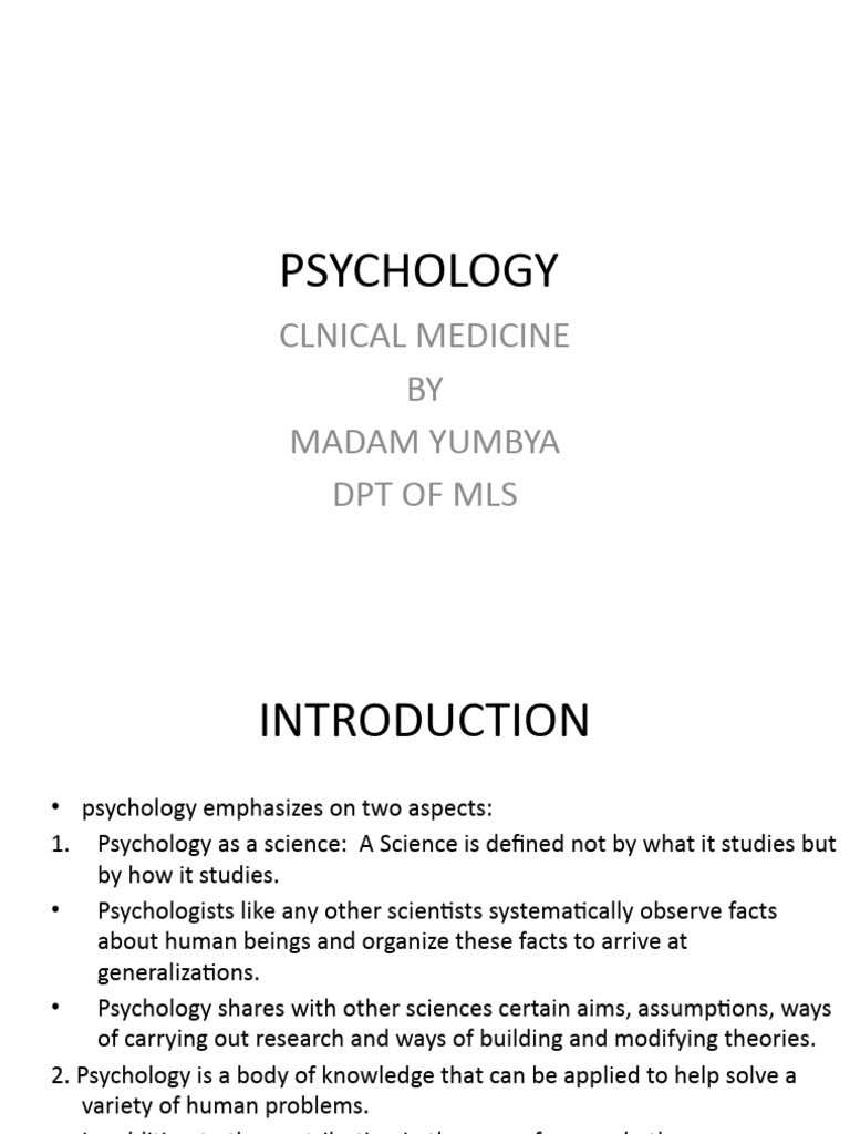 PSYCHOLOGY | PDF | Psychology | Id