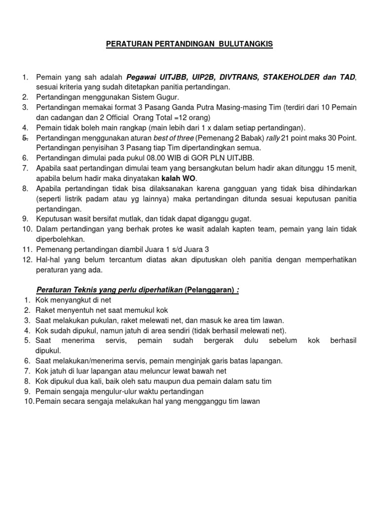 Bulutangkis Uit JBB Games | PDF