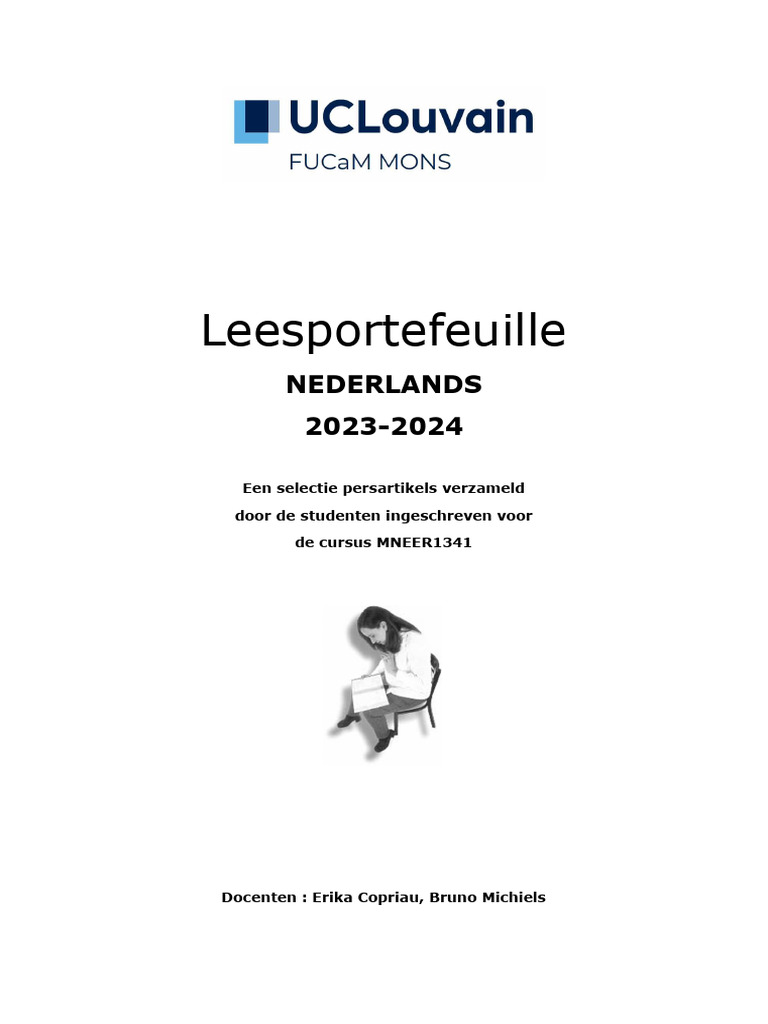 Leesportefeuille 2023-2024 | PDF